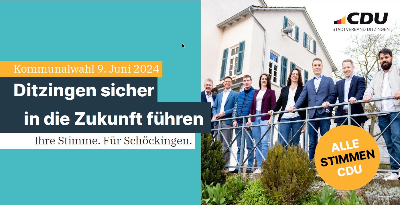 Ortschaftsratswahl Schöckingen – CDU Stadtverband Ditzingen